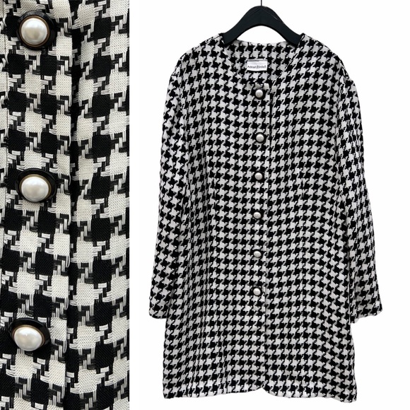 Vintage | Jackets & Coats | Vtg 9s Adrian Jordan Black White ...